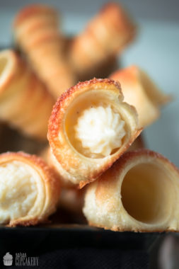 Rezept: Trubotschki - Vanillehörnchen - Saras Cupcakery